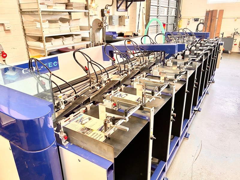 Used Col-Tec 10 Station Signature Collator with deep pile feeders year 2012 | PressCity