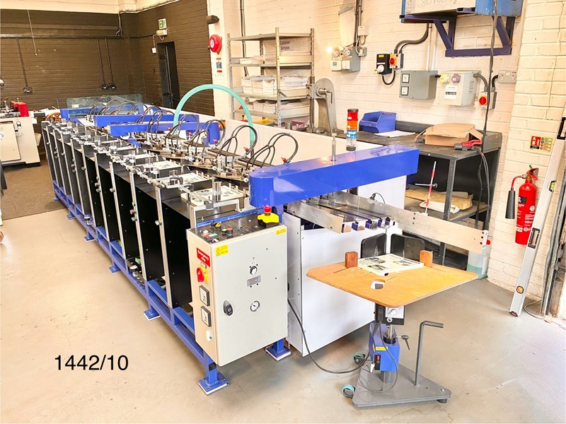Used Col-Tec 10 Station Signature Collator with deep pile feeders year ...