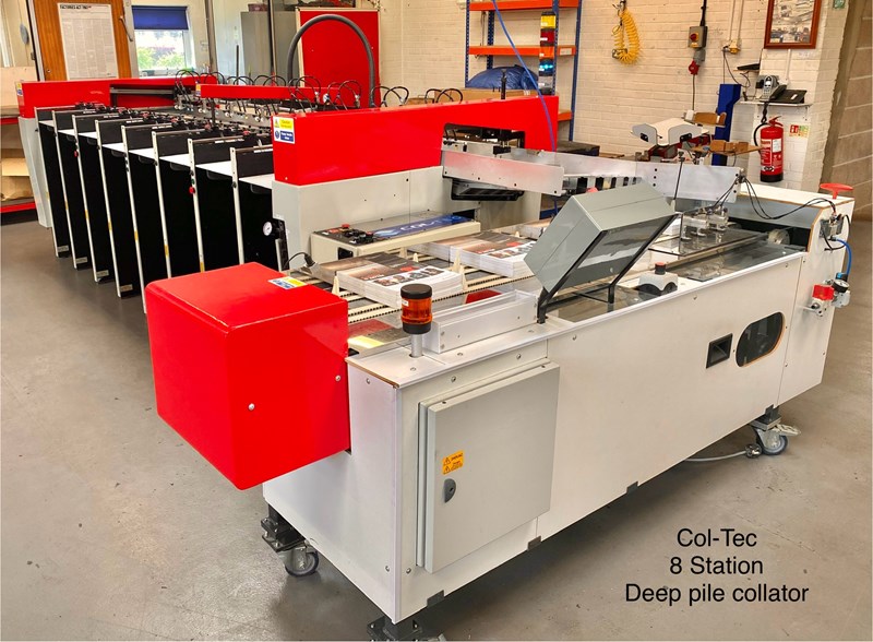 Used SETMASTER 8 Station SRA3 deep pile feed Collator year 2004 | PressCity