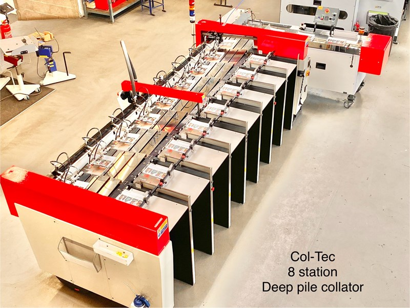 Used SETMASTER 8 Station SRA3 deep pile feed Collator year 2004 | PressCity