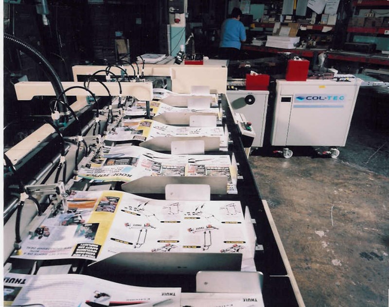 Utilisé Setmaster 6 station A3 Portrait Collator with optional Stitch ...