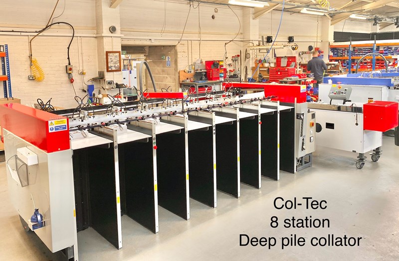 Used SETMASTER 8 Station SRA3 deep pile feed Collator year 2004 | PressCity