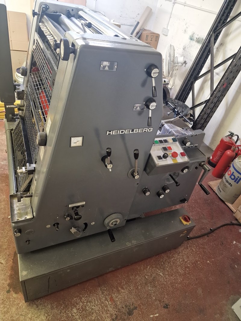 1 color Used Heidelberg GTO 52 year 1992 | PressCity