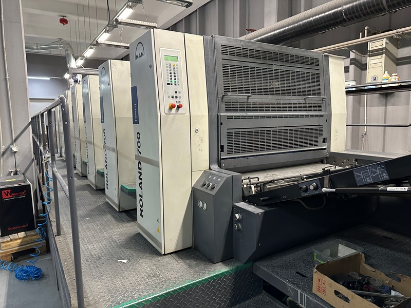 6 color Used Man Roland R 706 3B LV HiPrint year 2007 | PressCity