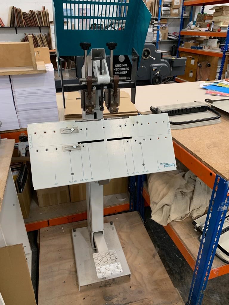 Used Nagel Multinak FS Twin Head Stapler | PressCity