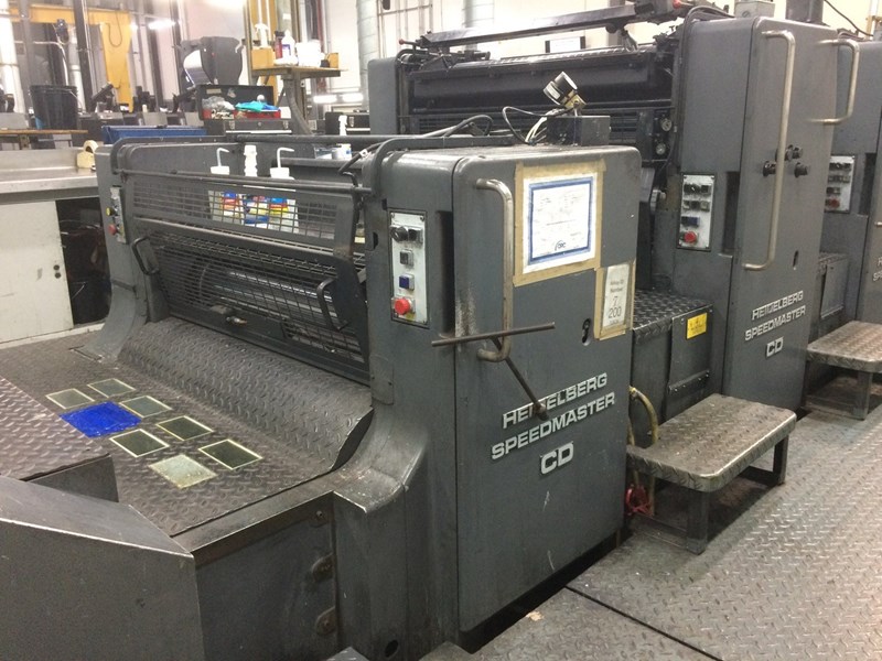 6 color Used Heidelberg CD 102 S + L 1990 - Full UV Interdeck year 1990 ...