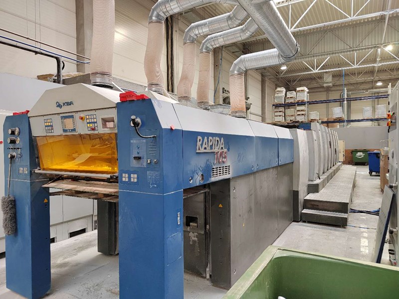 7 color Used KBA Rapida 105 7 L FAPC ALV2 year 2012 with UV | PressCity