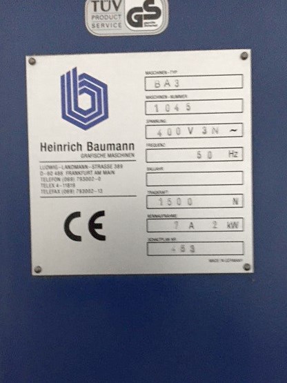 Used Baumann BA 3 unloader year 1995 | PressCity