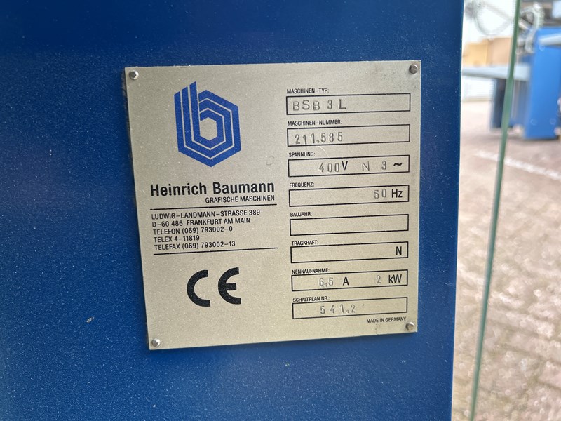 Used Baumann BSB 3 L jogger | PressCity