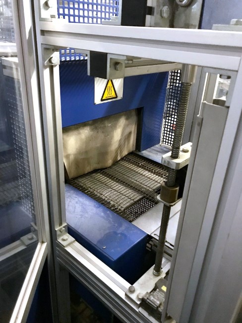 Used BVM Brunner SP4020W / SC4020M Foil Packing Machine + Shrink Tunnel ...