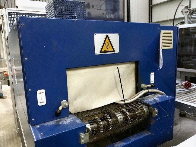 Used BVM Brunner SP4020W / SC4020M Foil Packing Machine + Shrink Tunnel ...