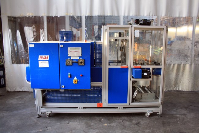 Used BVM Brunner SP4020W / SC4020M Foil Packing Machine + Shrink Tunnel ...