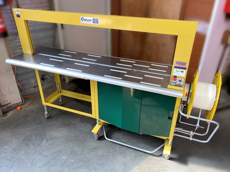 Used Cyklop Ampag Boxer II large size strapping machine year 2019 ...