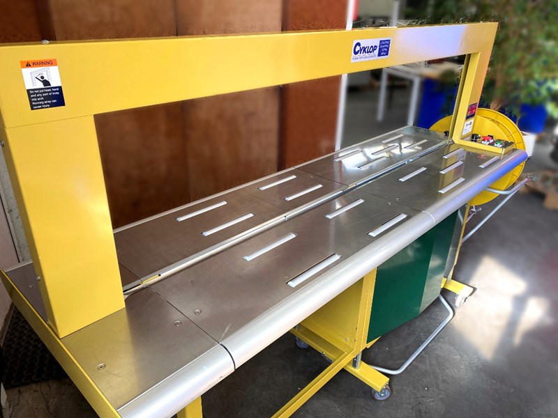 Used Cyklop Ampag Boxer II large size strapping machine year 2019 ...