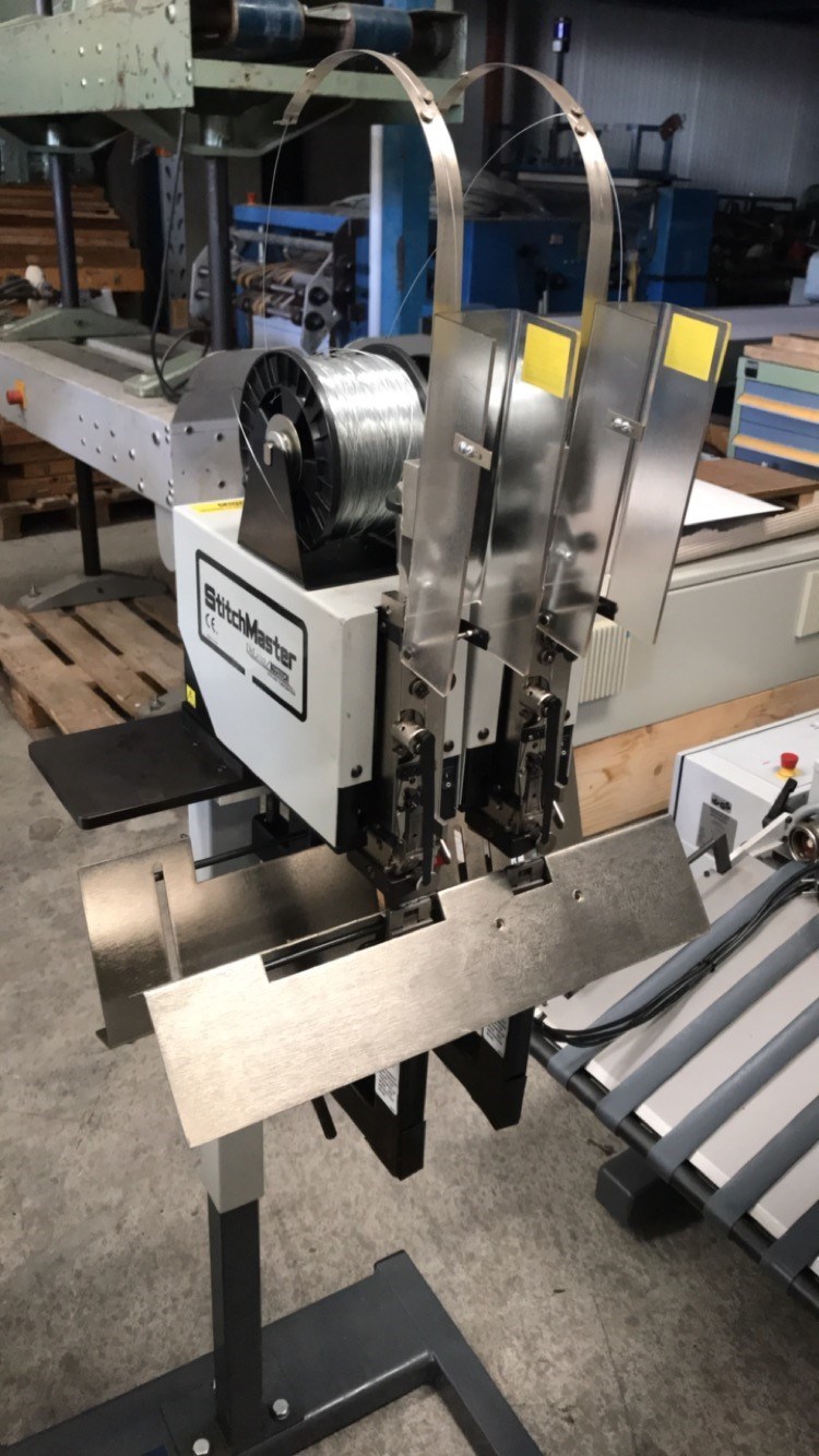 Used DeLuxe Stitchmaster double head stitching unit | PressCity
