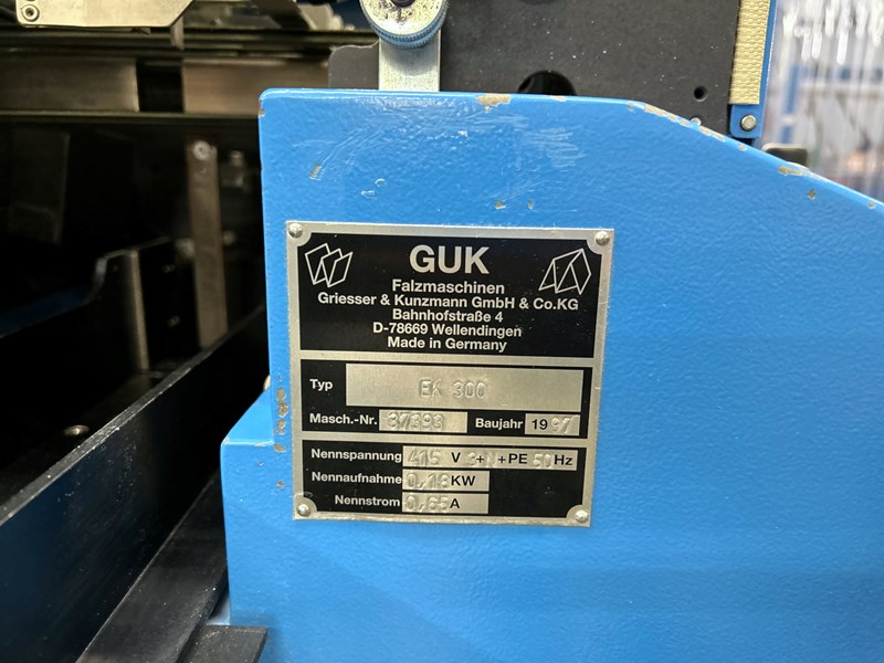 Used GUK FA 35/6 pharma miniature folding machine year 1997 | PressCity