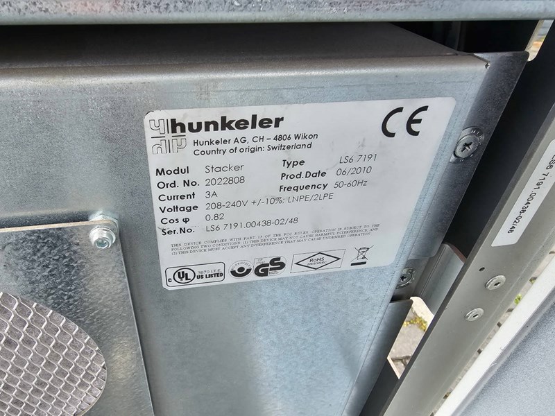 Used Hunkeler LS6 stacking module year 2010 | PressCity