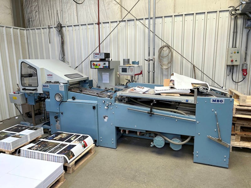 Used MBO T 540 folding machine + HHS glue system | PressCity