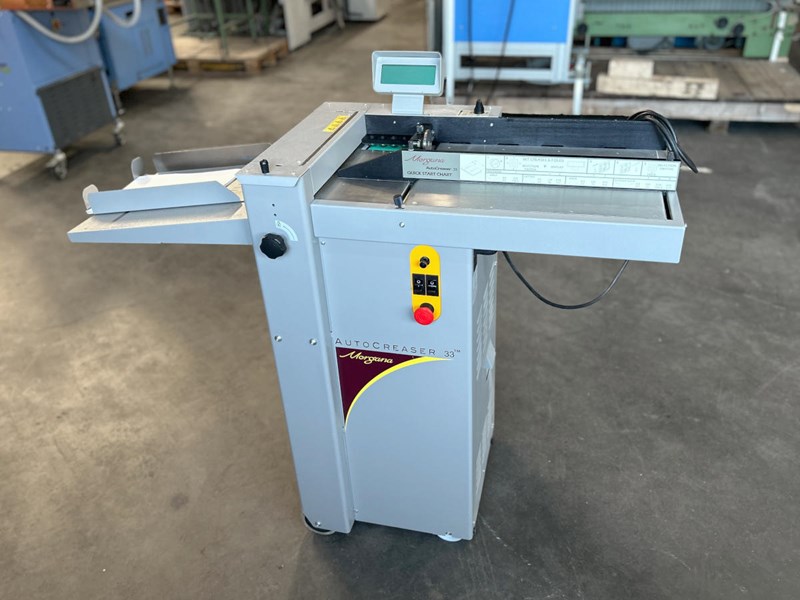 Used Morgana Autocreaser 33 creasing machine | PressCity
