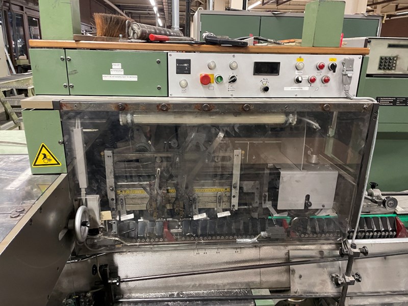 Used Müller Martini 300 saddle stitcher year 2002 | PressCity
