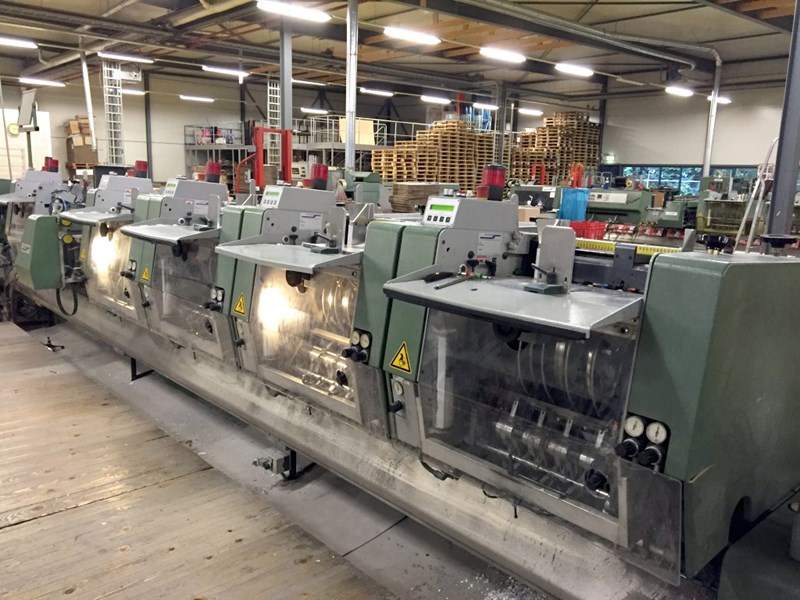 Used Müller Martini Prima Amrys saddle stitcher year 2000 | PressCity