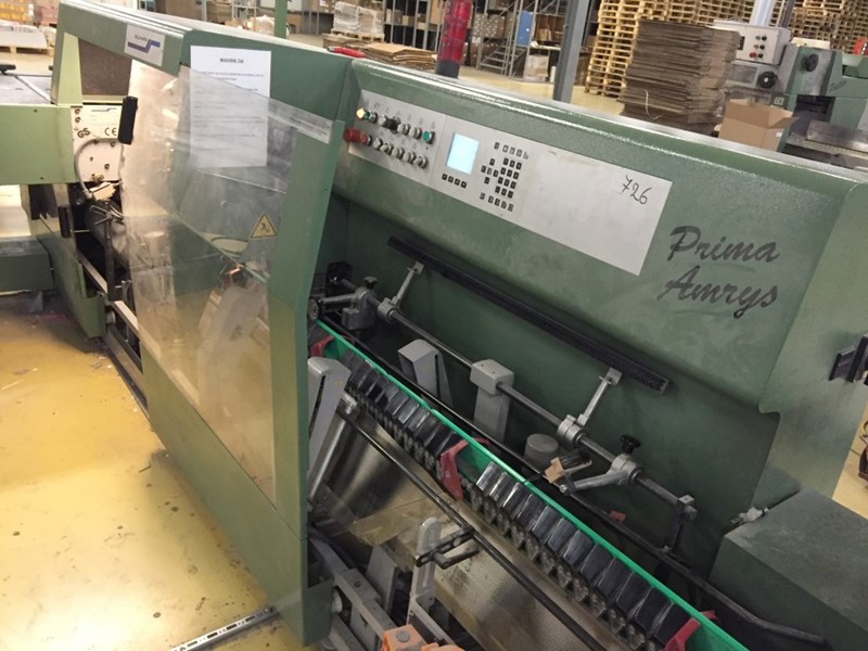Used Müller Martini Prima Amrys saddle stitcher year 2000 | PressCity