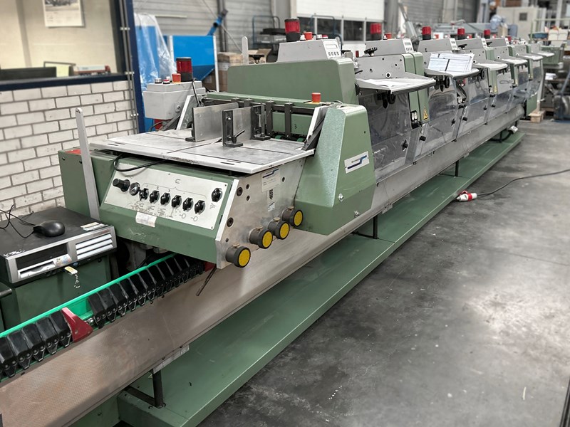Used Müller Martini Prima Amrys saddle stitcher year 2001 | PressCity