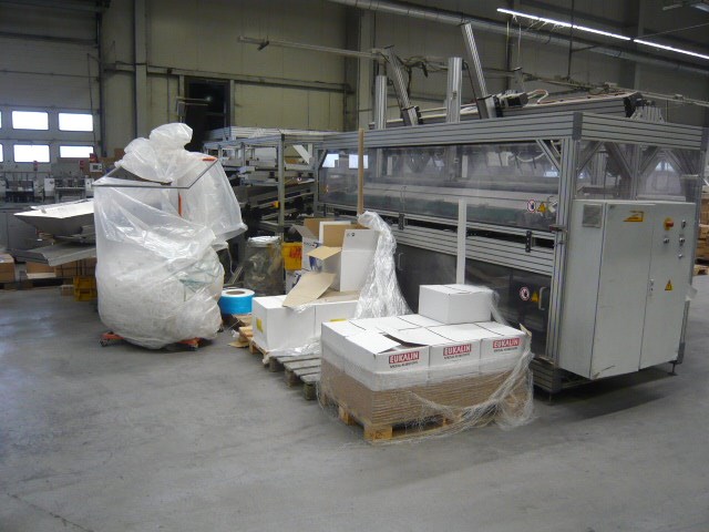 Used Merchandise sorting- and placing machine for foil packaging ...