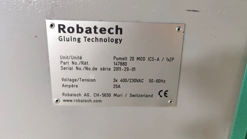 Used Robatech pre-melter for PUR gluing year 2011 | PressCity