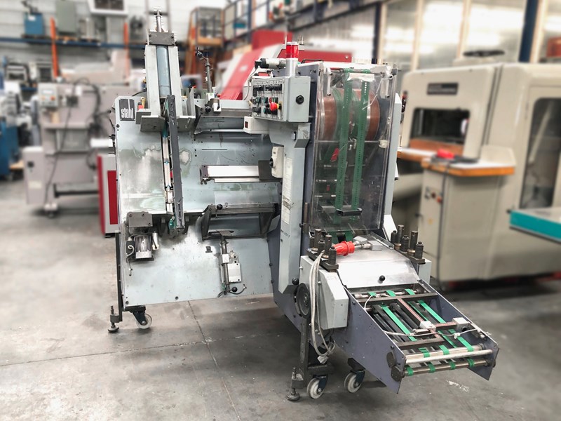 Usado Stahl HSB vertical stacker delivery with automatic bundling ...