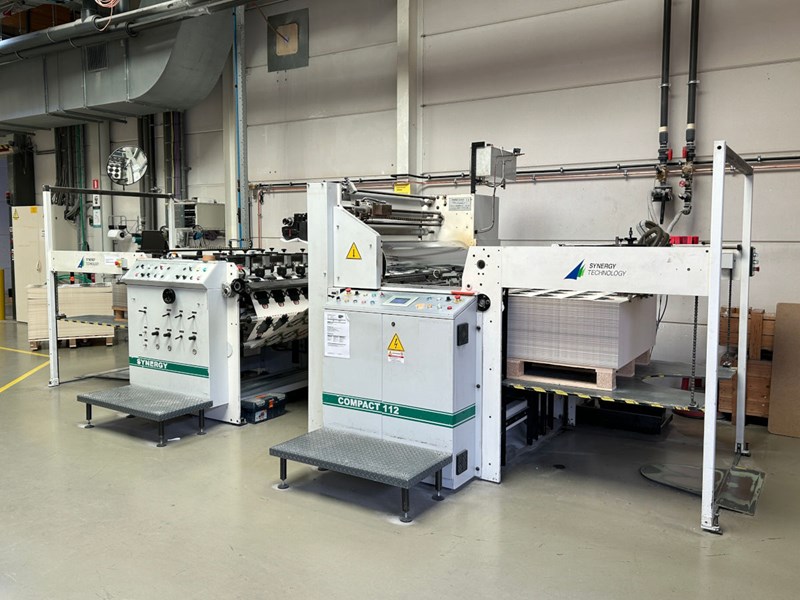 Used Synergy Europe Fast Compact 112 laminating machine year 2010 ...