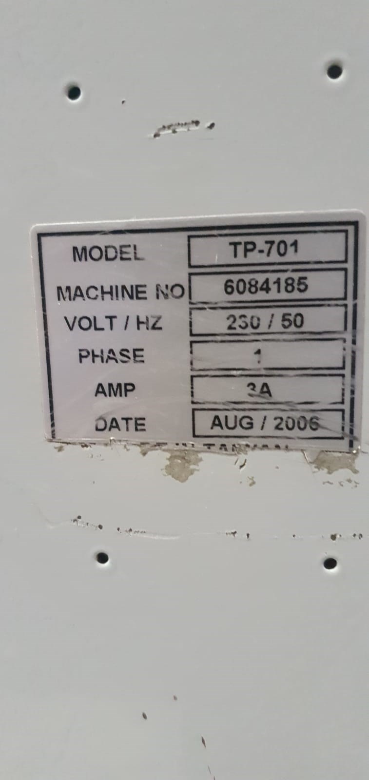 Used Transpack TP 701 strapping machine year 2006 | PressCity