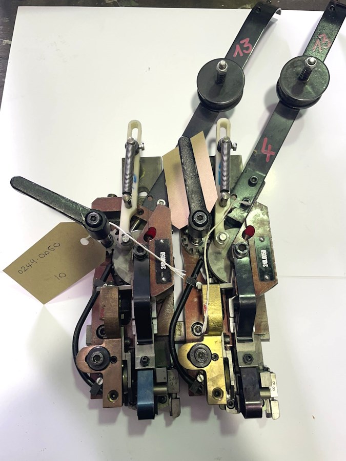 Ref:10675 . ca.2005 Muller Martini 0249 Loop Stitching Heads (pair ...