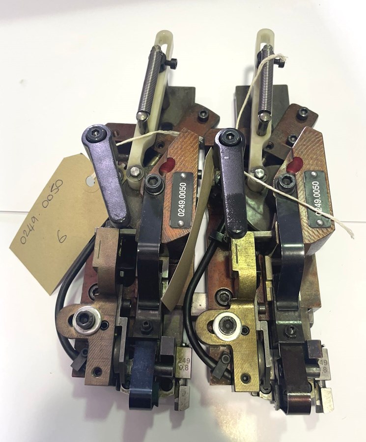 Ref:10676 . ca.2005 Muller Martini 0249 Loop Stitching Heads (pair ...