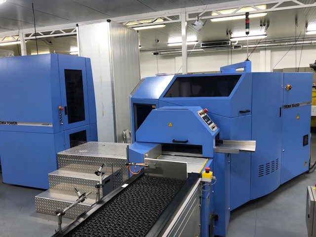 Used Muller Martini SIGMA Binder with Hunkeler Reel Feed year 2008 ...