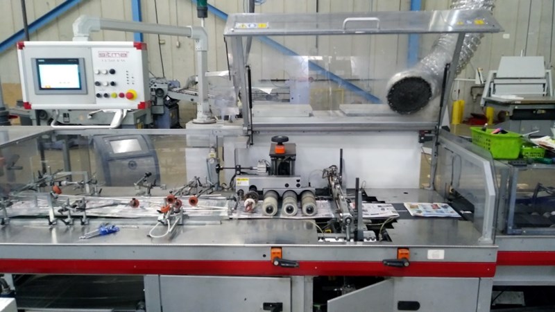 Used Sitma 1150 FW Inserting-Wrapping line. year 2015 | PressCity