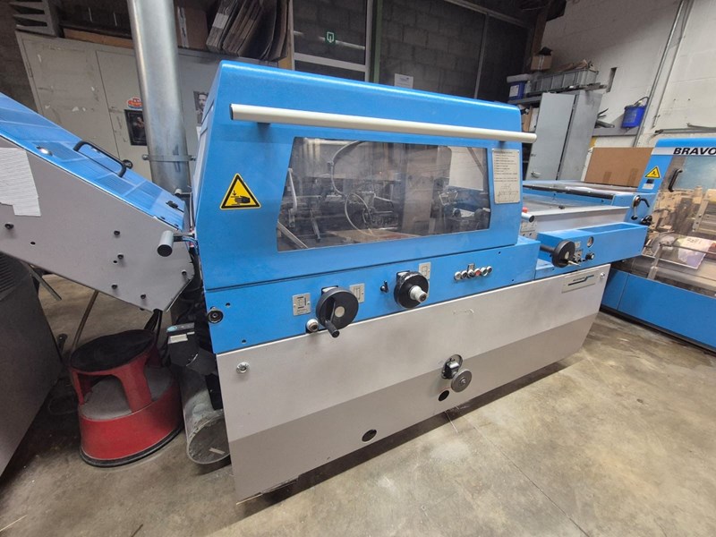 Used Müller Martini Bravo Plus Saddle Stitcher year 2008 | PressCity
