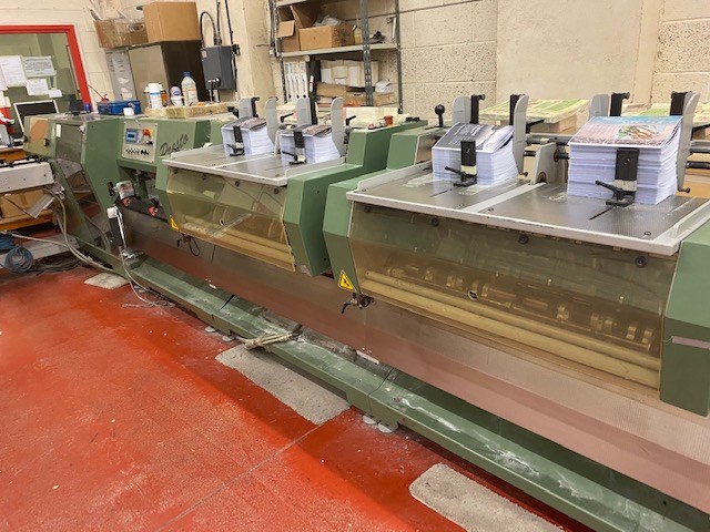 Used Müller Martini Presto saddle stitcher - 1996 year 1996 | PressCity