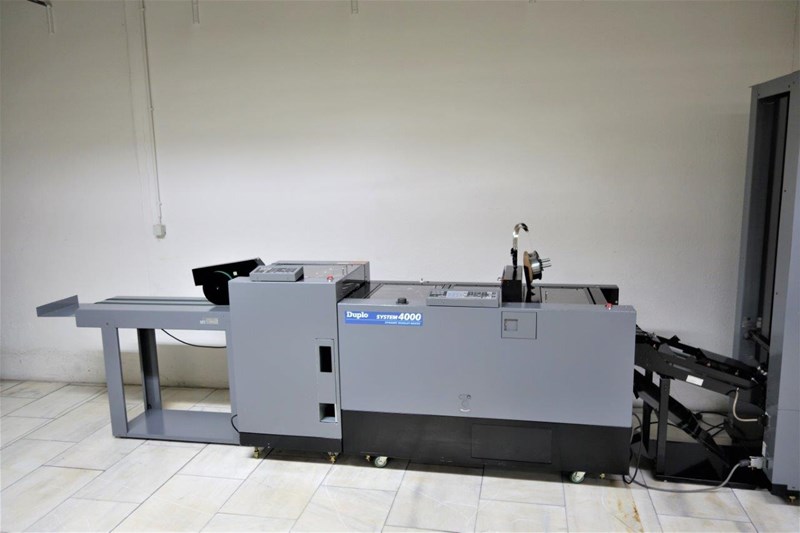 Used Duplo System 4000 2x. Towers DC 10/60 year 2002 | PressCity