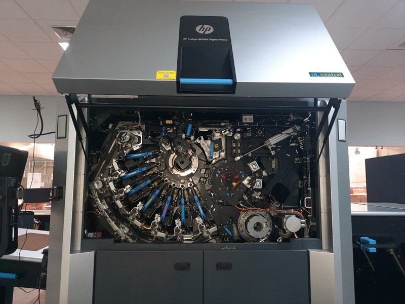 7 color Used HP Indigo 30000 year 2018 with UV | PressCity