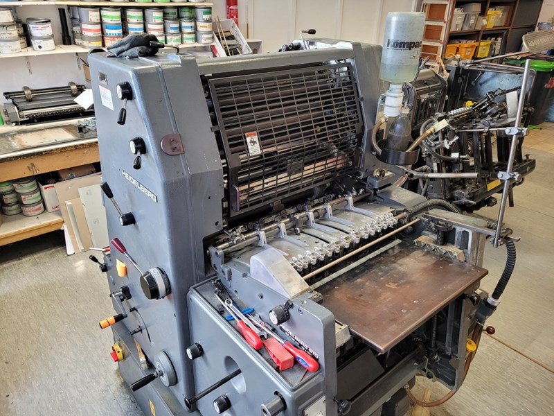 1 color Used Heidelberg GTO 46 + NP year 1983 | PressCity