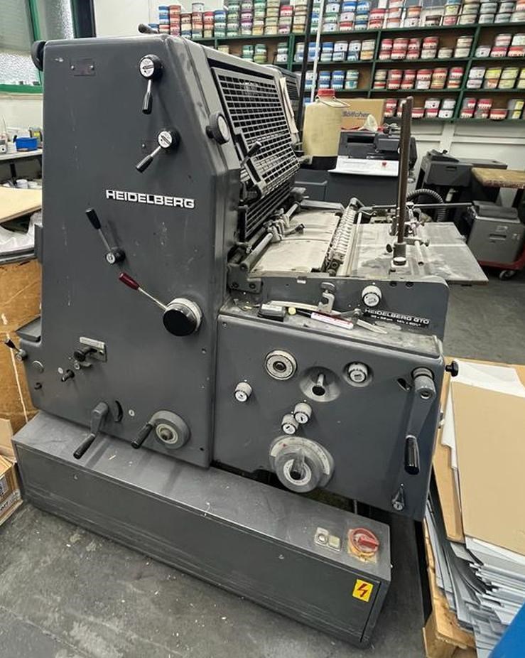 1 color Used Heidelberg GTO 52 + NP year 1988 | PressCity