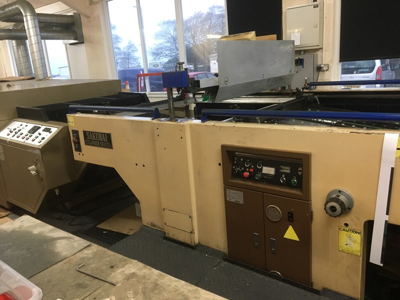 Used 1990 SAKURAI TRUMAX SC112 year 1990 with UV | PressCity