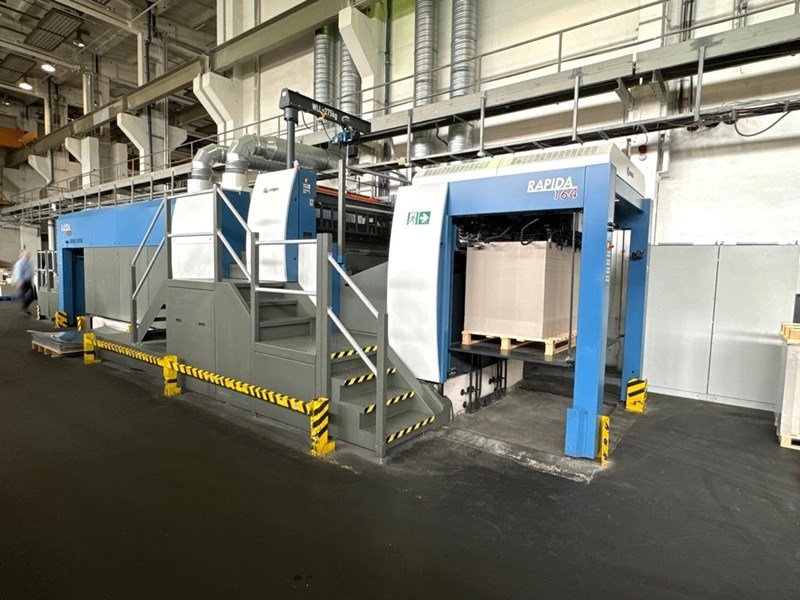 1 color Used KBA Rapida 164+L UV year 2015 with UV | PressCity