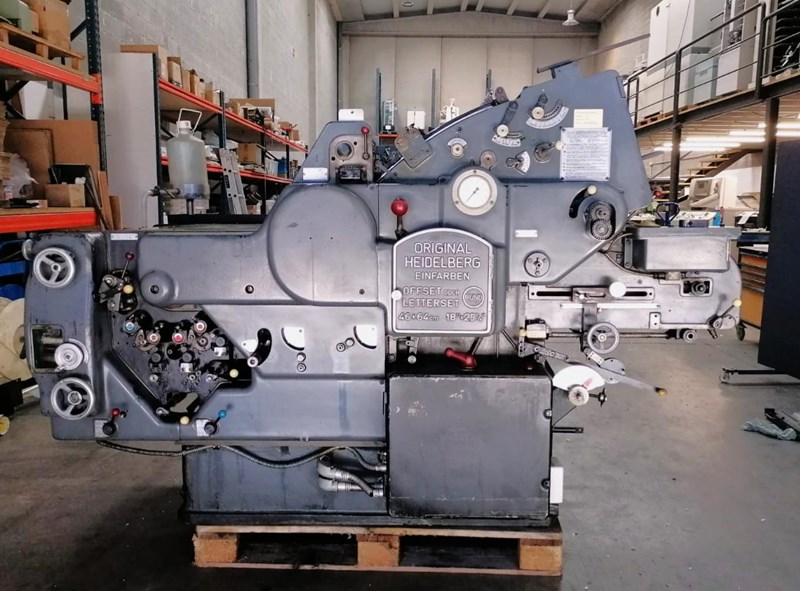 1 color Used Heidelberg Kord year 1970 | PressCity