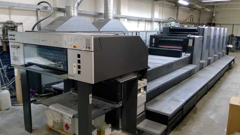 5 color Used Heidelberg Speedmaster CD 102-5 + LX (Excellent) year 2003 ...
