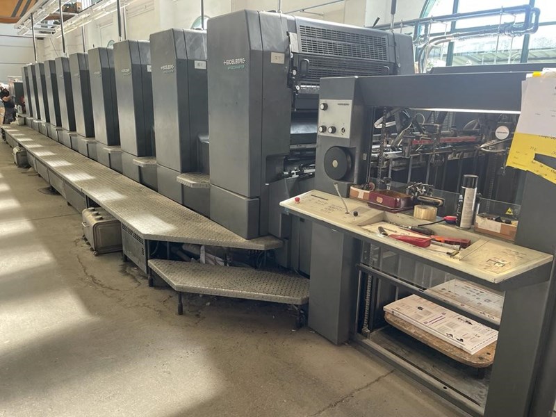 10 color Used Heidelberg Speedmaster SM 102-10-P (excellent condition ...