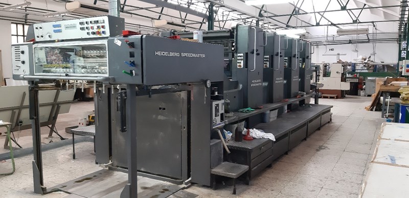 4 color Used Heidelberg Speedmaster 102 VP year 1991 | PressCity