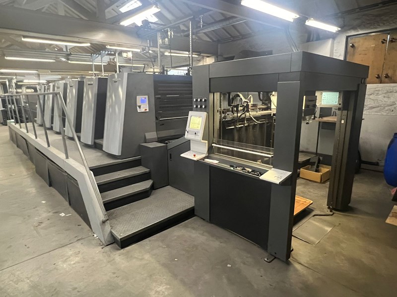 5 color Used Heidelberg Speedmaster XL 106-5 + LX (little use) year ...
