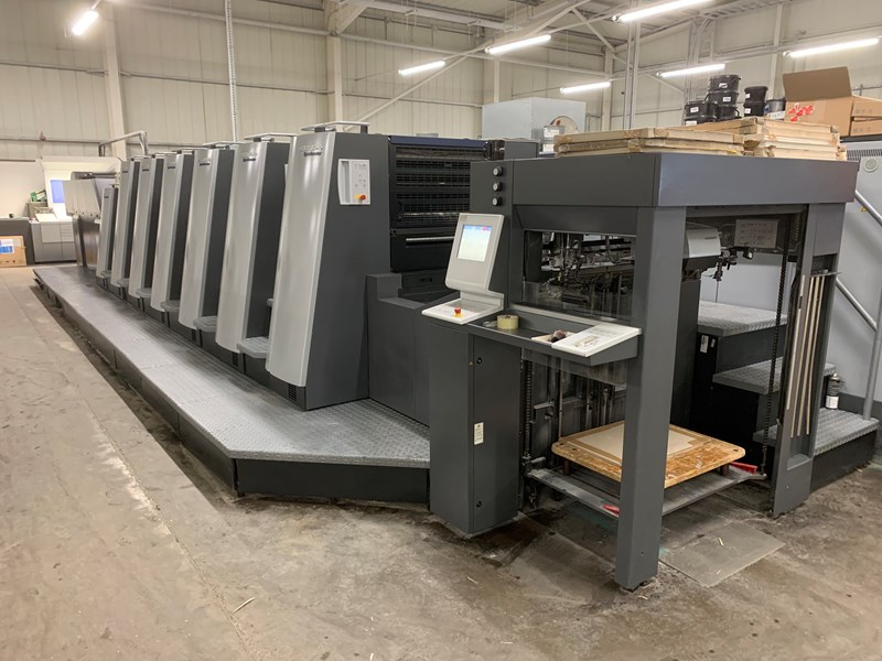 6 color Used Heidelberg Speedmaster XL 75-6-H + LX (C) year 2015 ...